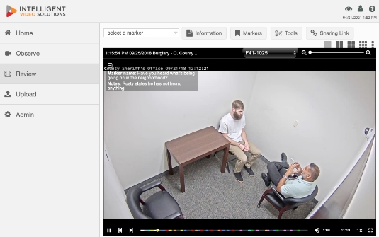 Police Interview Video Recording System - Intelligent Video Solutions
